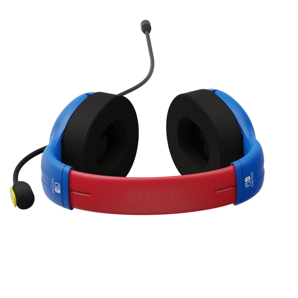 PDP LVL40 - Wired Gaming Headset in Blue / Red - Clove Technology