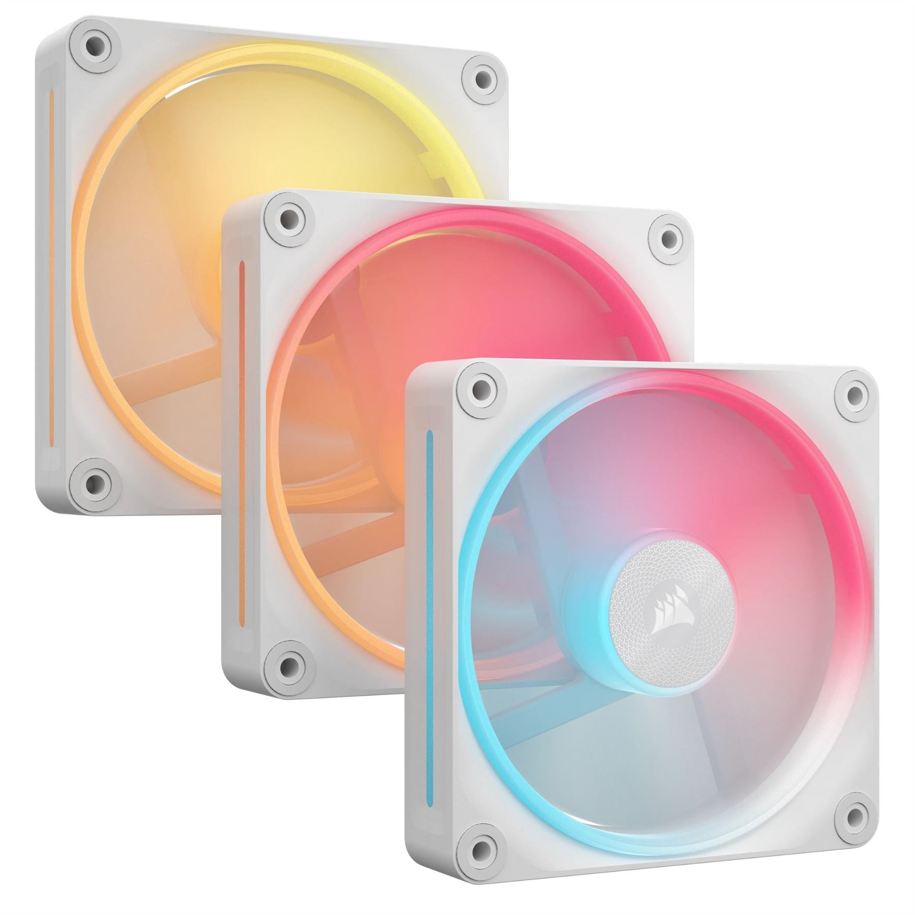 Corsair iCUE LINK LX120-R RGB Computer case Fan 12 cm White 3 pc(s ...