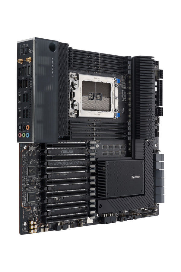 ASUS Pro WS WRX80E-SAGE SE WIFI II Extended ATX motherboard - AMD WRX8 ...