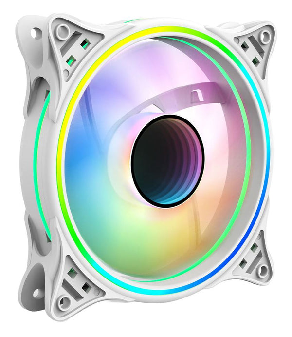 VIDA Infinity RGB - Computer Case Fan in White - 120mm - Clove Technology