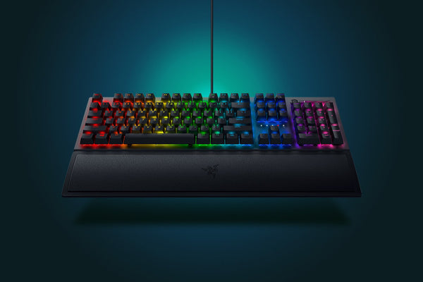 Razer BlackWidow V3 - USB Wired RGB Mechanical Keyboard in Black (QWER ...