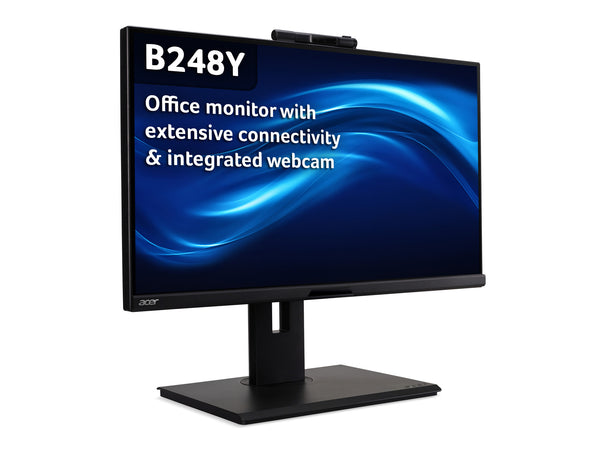 Acer B248Y - 60.5 cm (24") - 1920 x 1080 pixels FHD LCD Monitor - Clove ...