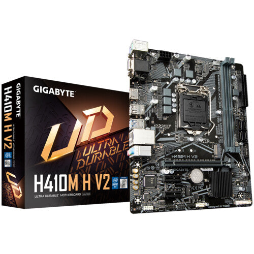 Gigabyte H410M H V2 micro ATX motherboard - Intel H410 LGA 1200 - Clove ...