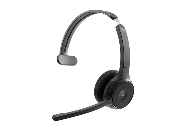 Cisco Headset 721Q, Wireless Single On-Ear Bluetooth Headphones, Micro ...