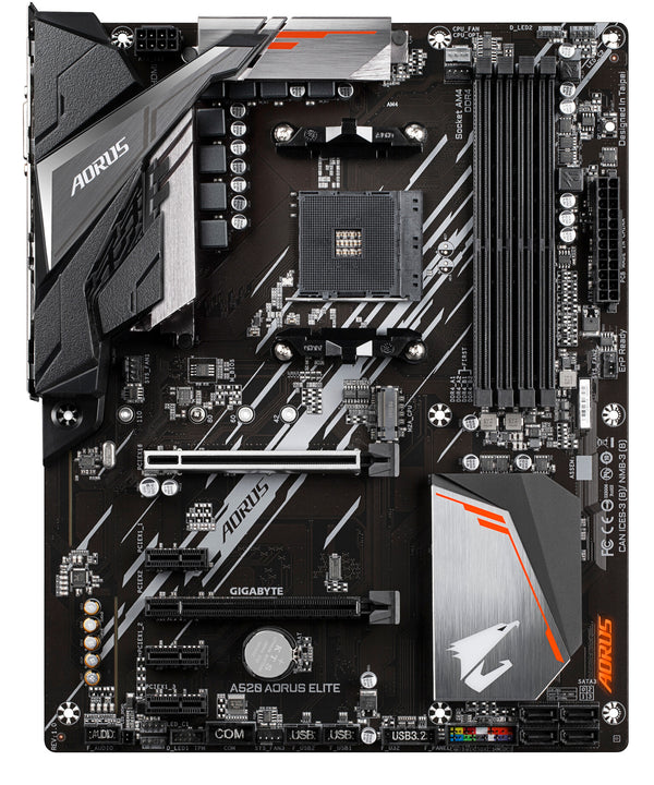 Gigabyte A520 AORUS ELITE ATX motherboard - AMD A520 Socket AM5 - Clove ...