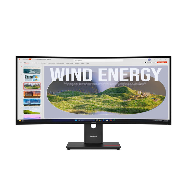 Lenovo ThinkVision T34WD-40 LED display 86.4 cm (34") 3440 x 1440 pixe ...