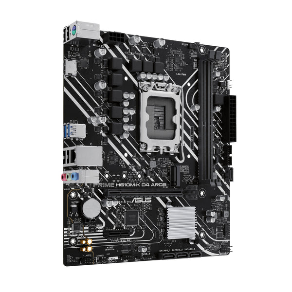 ASUS PRIME H610M-K D4 ARGB micro ATX motherboard - Intel H610 LGA 1700 ...