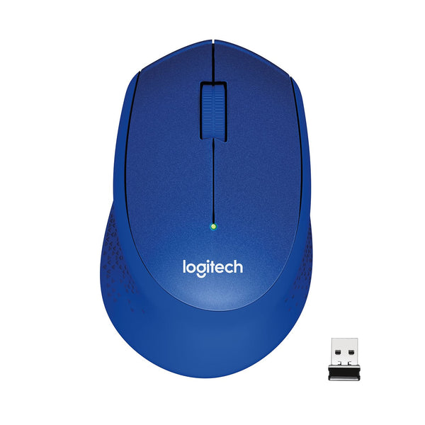 Logitech M330 SILENT PLUS in Blue - Clove Technology