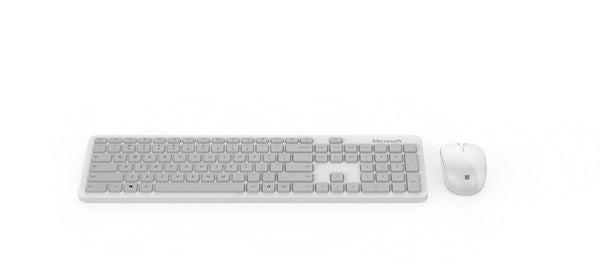 Microsoft Bluetooth Desktop keyboard Mouse included White - Clove ...