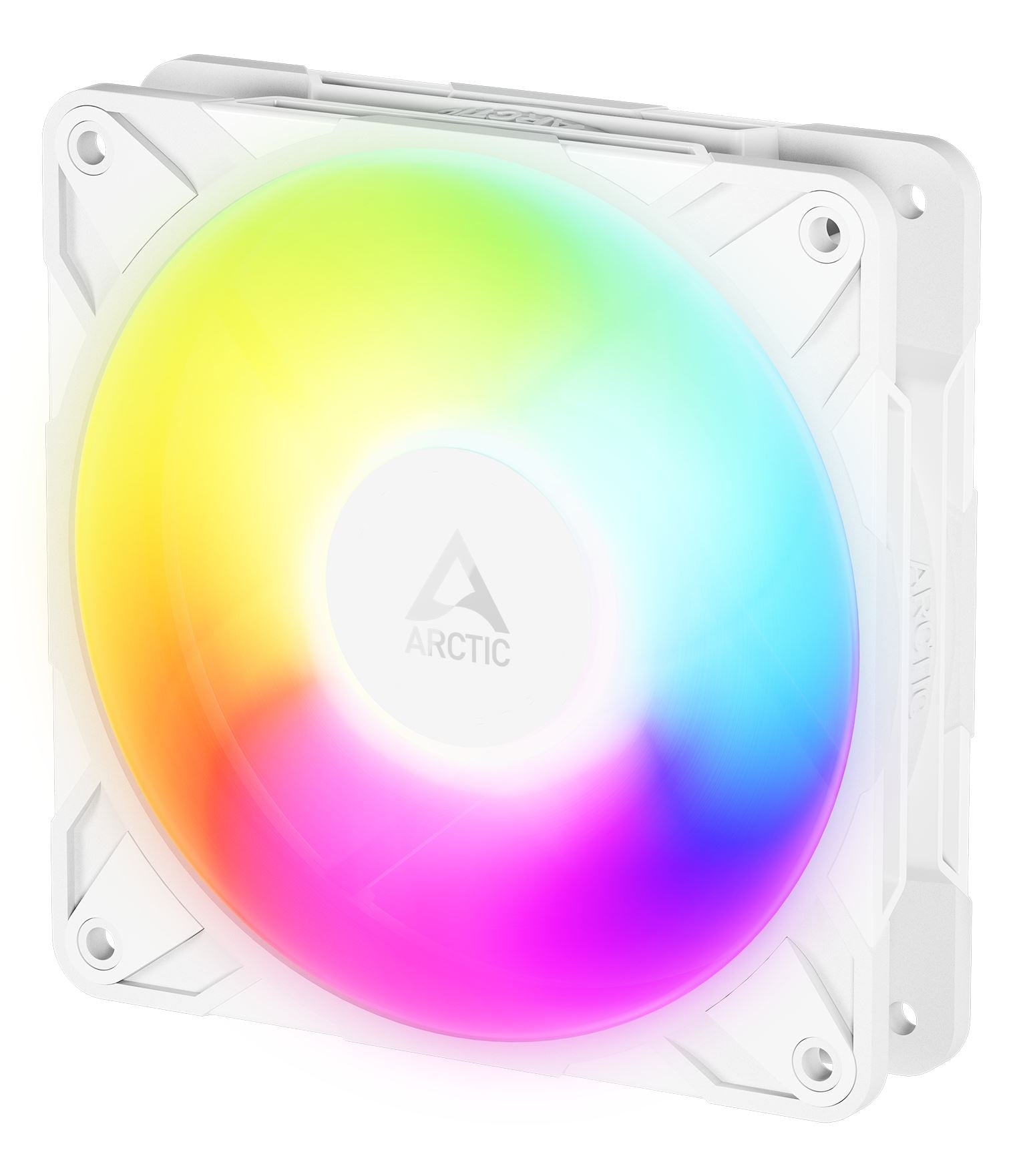 ARCTIC Freezer P12 Pro Reverse A-RGB (White) - 120 mm A-RGB PWM Fan wi ...