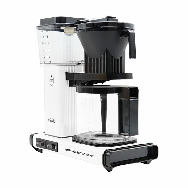 Moccamaster KBG Select coffee maker in Matt White - Clove Technology