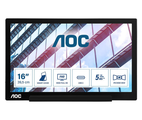 AOC 01 Series I1601P Computer Monitor 39.6 cm (15.6") 1920 x 1080 pixe ...