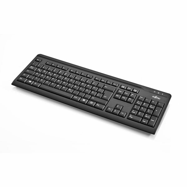 Fujitsu KB410 keyboard USB QWERTY Black - Clove Technology
