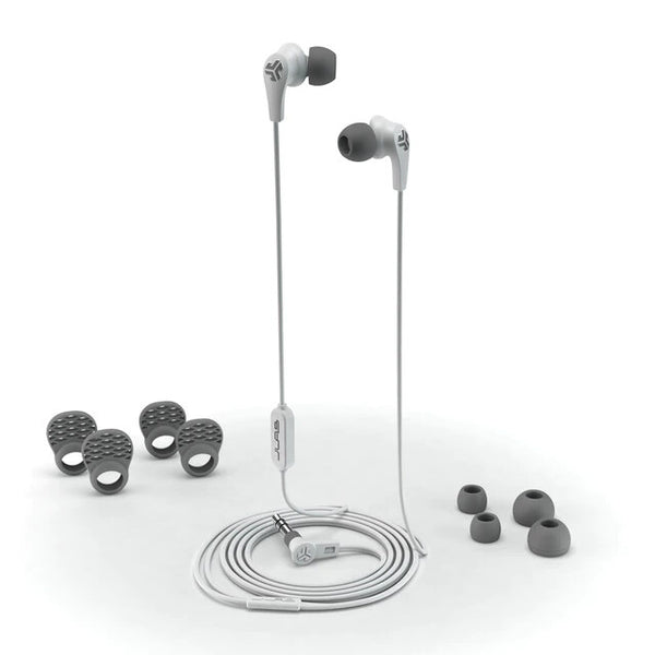 JLab JBuds Pro Signature - 3.5mm Wired In-ear Earbuds in White - Clove ...