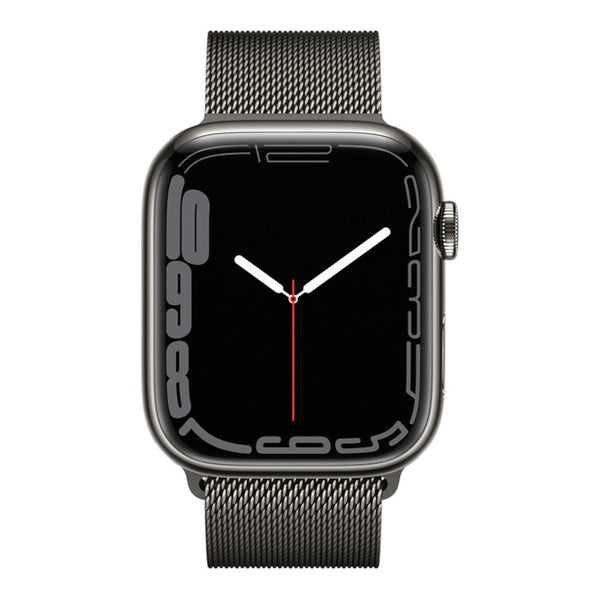 Apple Watch Series 7 GPS + Cellular 45mm Graphite Stainless Steel Case ...